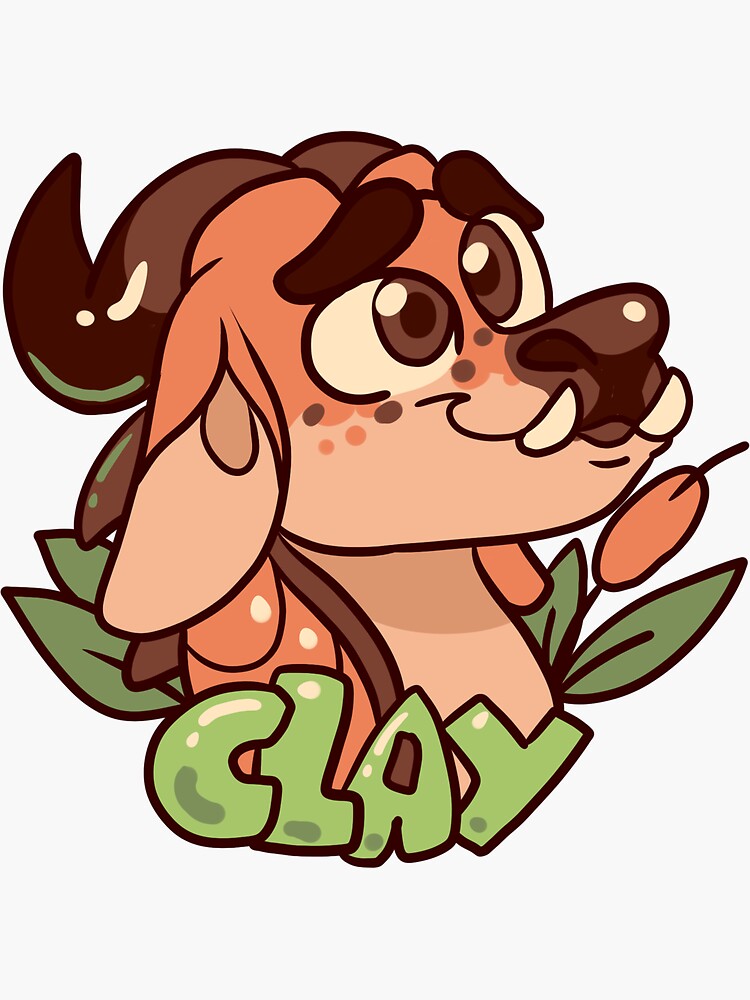 "Clay Sticker [ Wings of Fire ]" Sticker for Sale by OliveCow | Redbubble