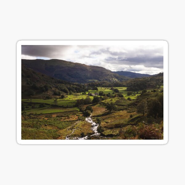 "Halfway to Easedale Tarn" Sticker for Sale by craig777red | Redbubble