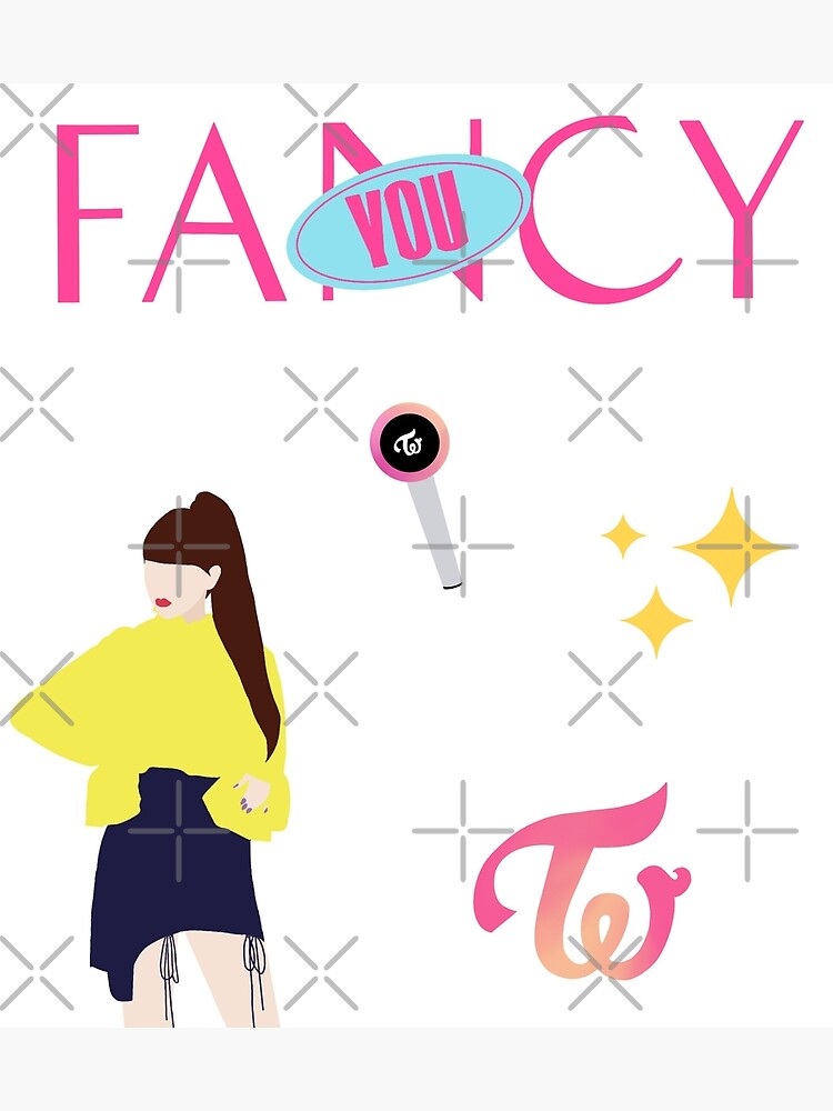 "Twice “Fancy Mina” Sticker Pack " Poster by PipCreates | Redbubble