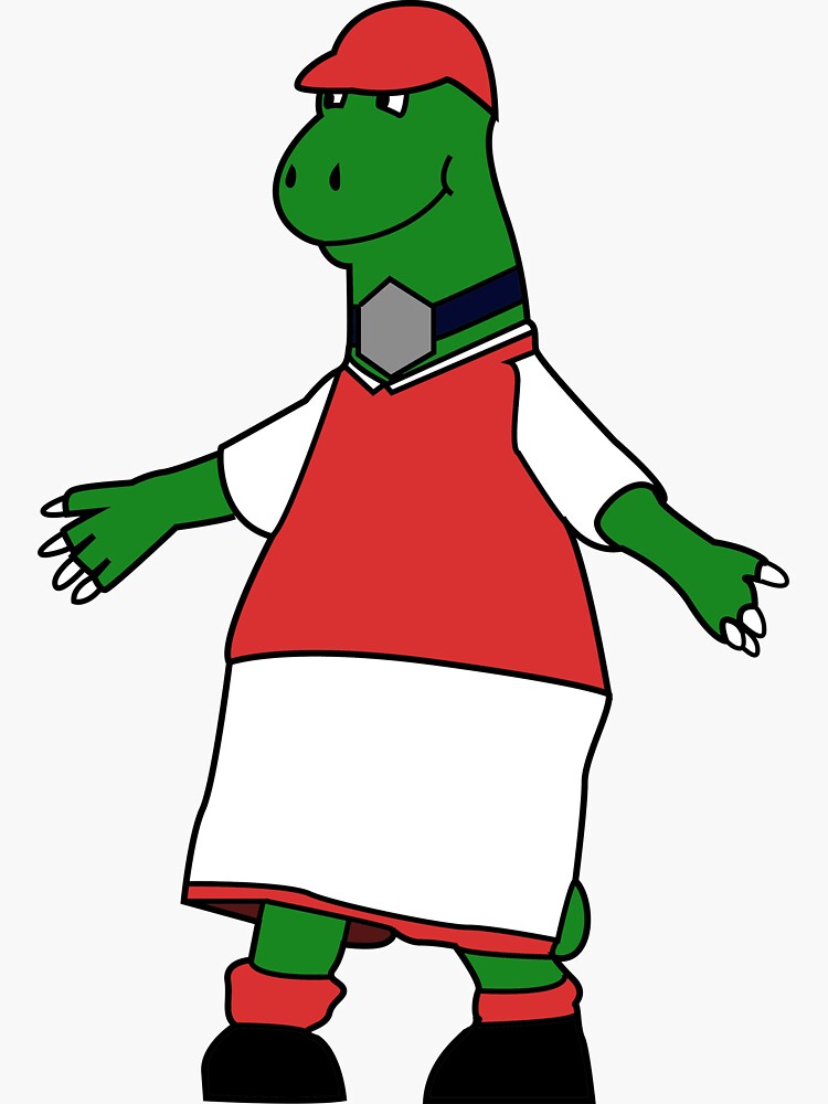 "Gunnersaurus" Sticker for Sale by esudhoff | Redbubble