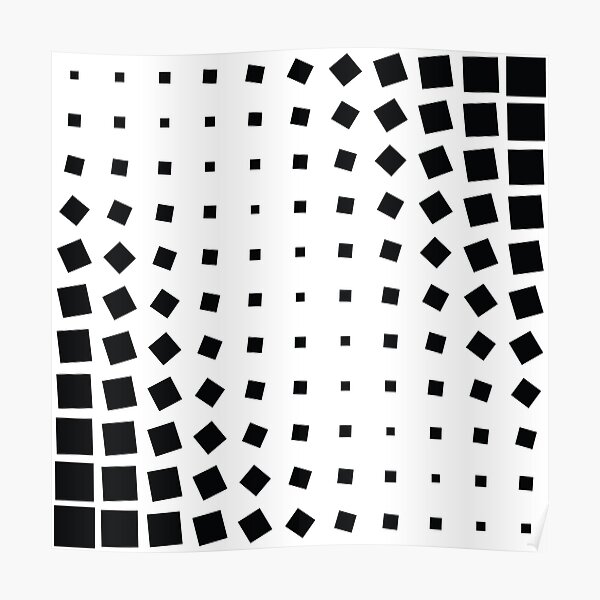 "Simple Square Grid" Poster for Sale by ParamPatterns | Redbubble