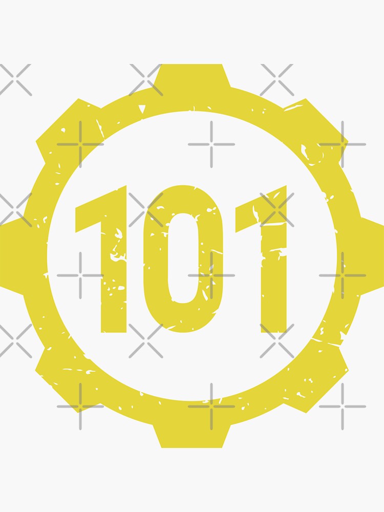 "Vault 101" Sticker for Sale by SimplyNewDesign | Redbubble
