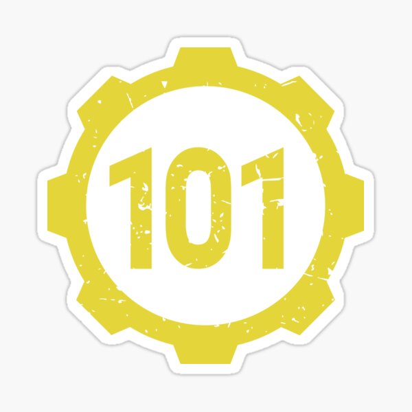 "Vault 101" Sticker for Sale by SimplyNewDesign | Redbubble