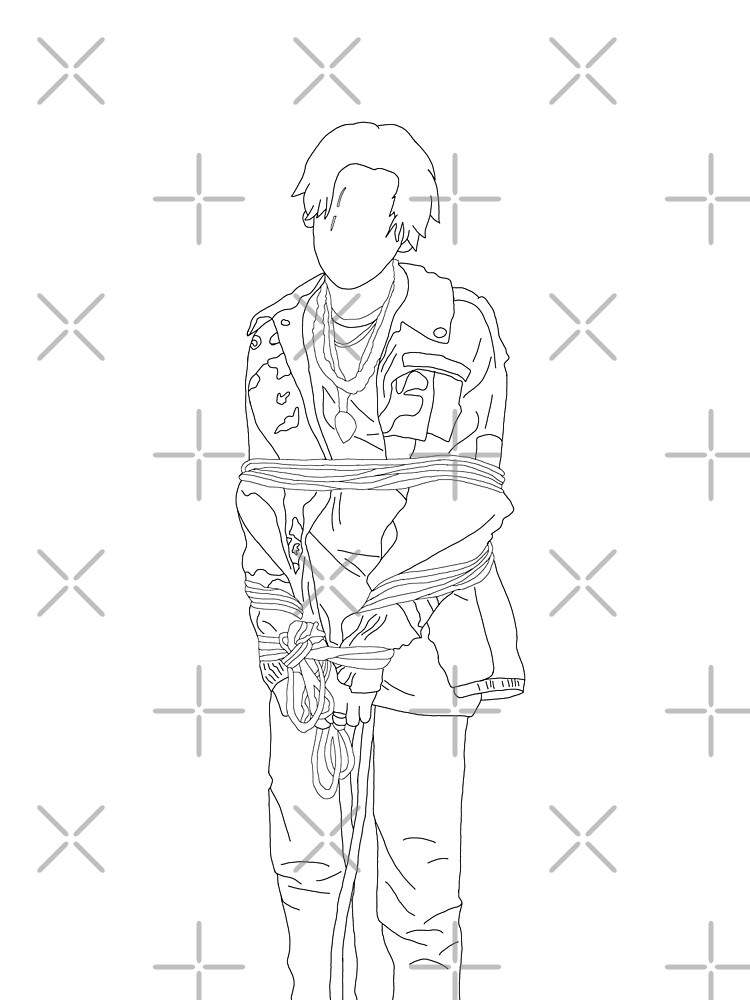 "Agust D 2 Line art, Bts Suga Daechwita" Canvas Print by NoonaStudio ...