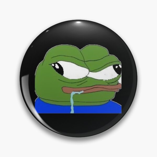 "Pepe the frog meme drool" Pin by Omeris | Redbubble
