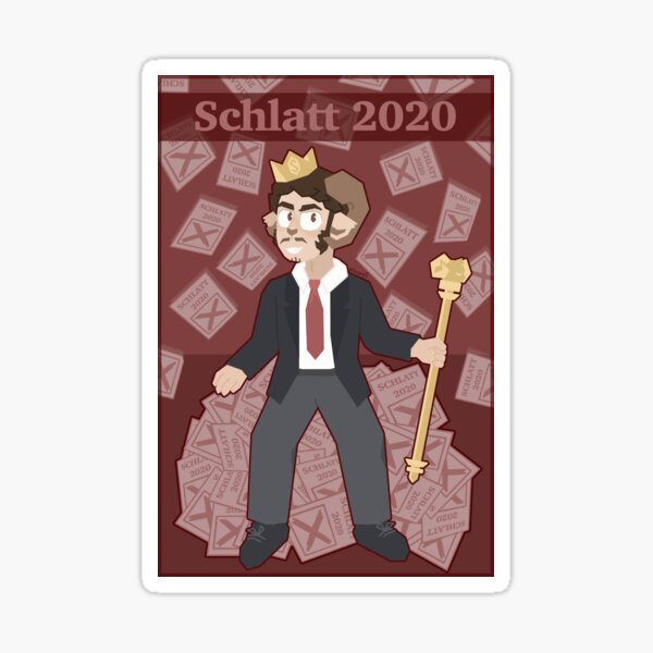 "Vote Schlatt 2020 Poster" Sticker for Sale by Snorg3 | Redbubble