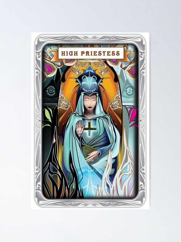"The High Priestess " Poster for Sale by Clairekereky | Redbubble