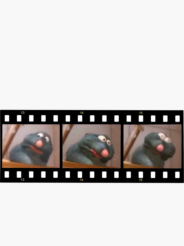 "remy ratatouille meme" Sticker for Sale by theaudacity | Redbubble