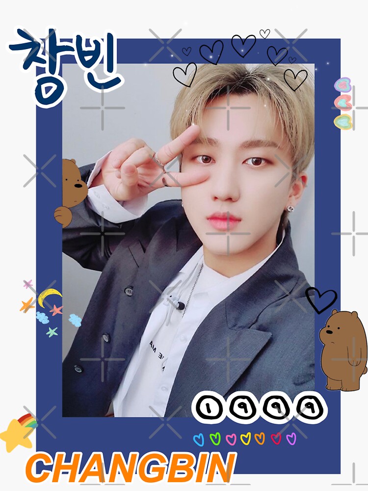 "changbin " Sticker for Sale by marisaurban | Redbubble