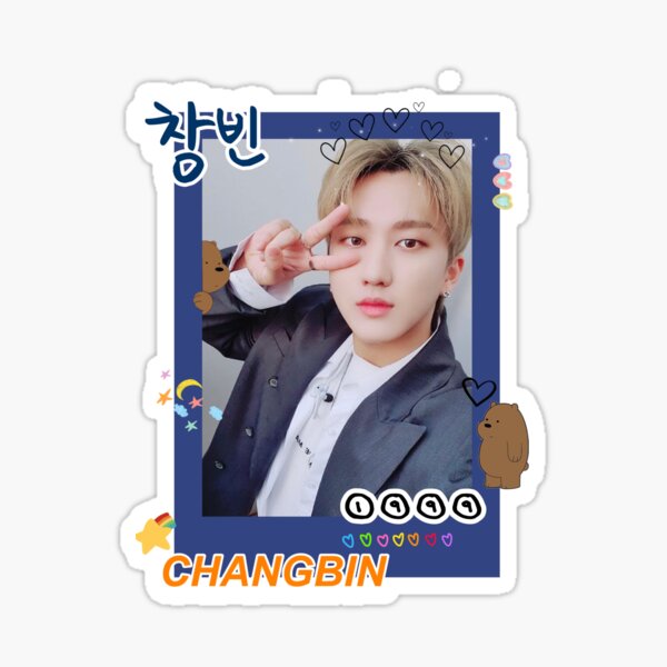 "changbin " Sticker for Sale by marisaurban | Redbubble