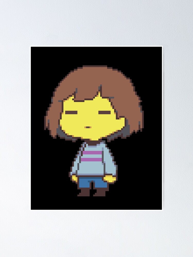 "Undertale Main Character" Poster by Yseey | Redbubble