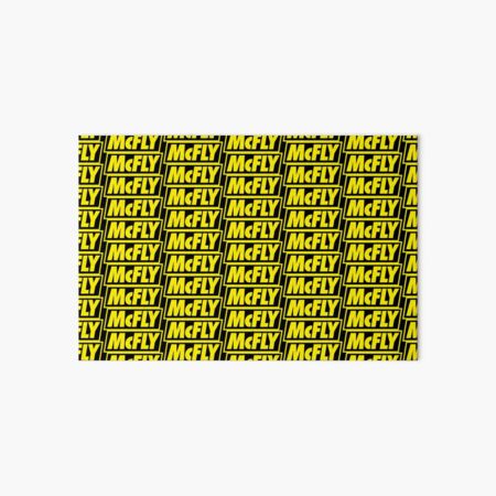 "mcfly new logo 2020 in yellow young dumb thrills 2" Art Board Print ...