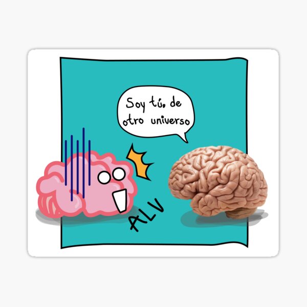 "Parallel universes" Sticker for Sale by gaboxas | Redbubble