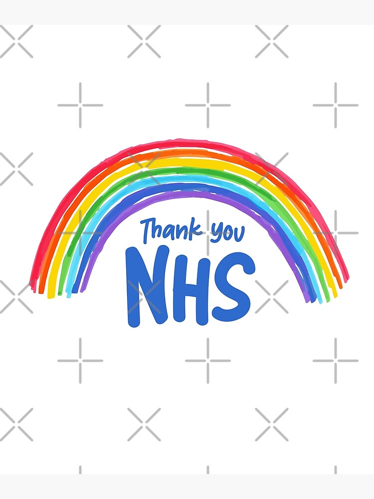 "THANKYOU NHS" Poster by phassystore | Redbubble