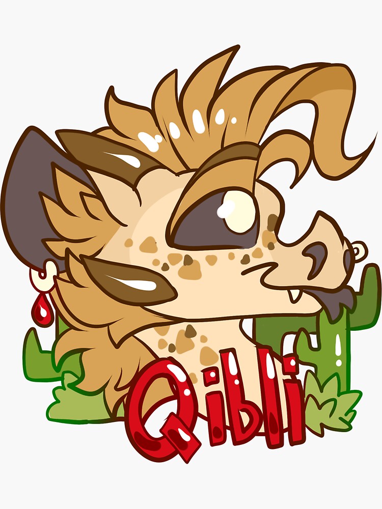 "Qibli Sticker [Wings of Fire]" Sticker for Sale by OliveCow | Redbubble