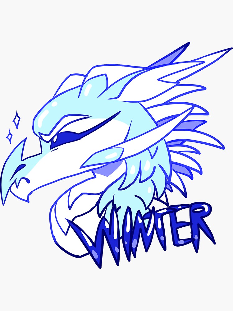 "Winter Sticker [Wings of Fire]" Sticker for Sale by OliveCow | Redbubble