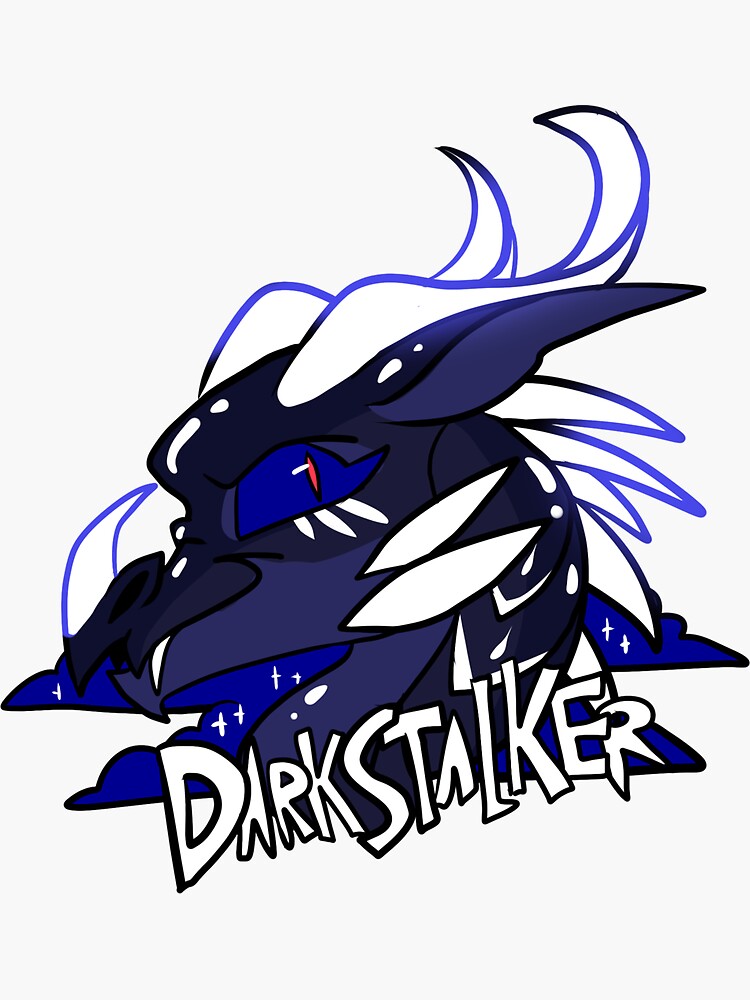 "Darkstalker Sticker [Wings of Fire]" Sticker for Sale by OliveCow ...