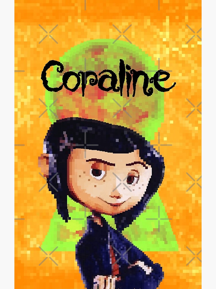 Póster «Coraline Pixel» de SabyDaishi | Redbubble