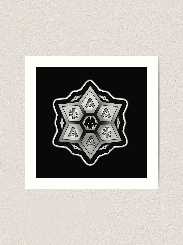 "Graffiti rune-black" Art Print by LivingLdesign | Redbubble