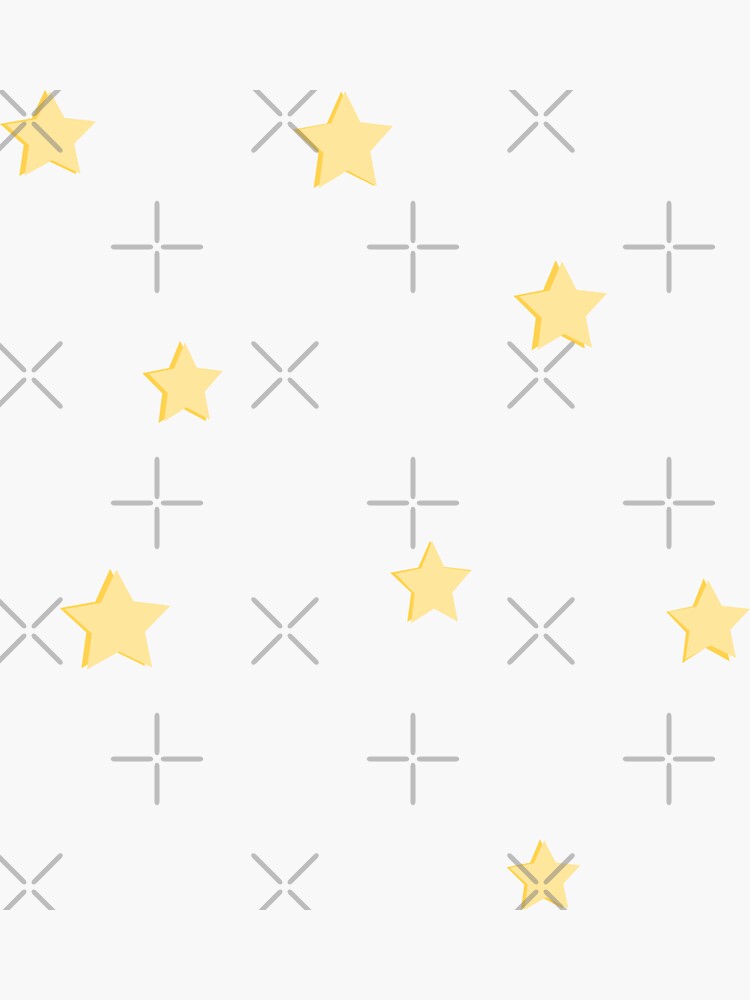 "Yellow Star Sticker Pack" Sticker by ztsdesigns | Redbubble