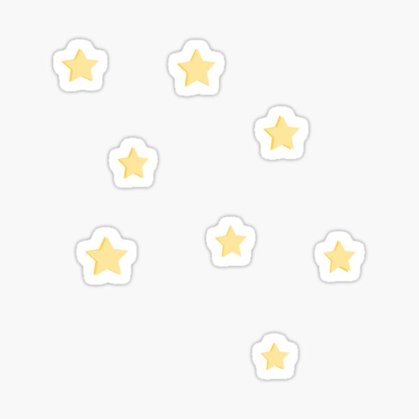 "Yellow Star Sticker Pack" Sticker by ztsdesigns | Redbubble