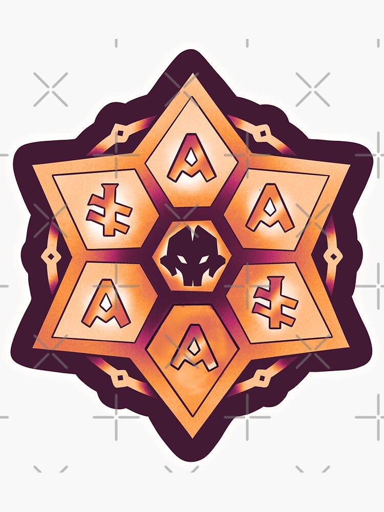 "Graffiti rune-blaze" Sticker for Sale by LivingLdesign | Redbubble