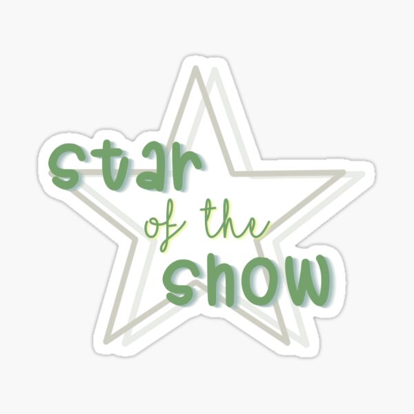 "Star of the Show by Thomas Rhett sticker" Sticker for Sale by sophia ...