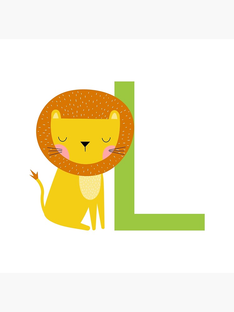 Póster «León Letra L | Alfabeto para niños» de SerendipityNow | Redbubble