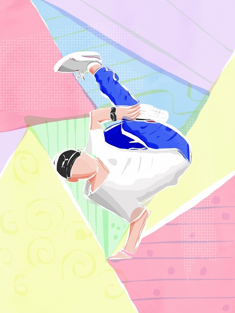 "Bboy Airchair" Poster by eddysims | Redbubble