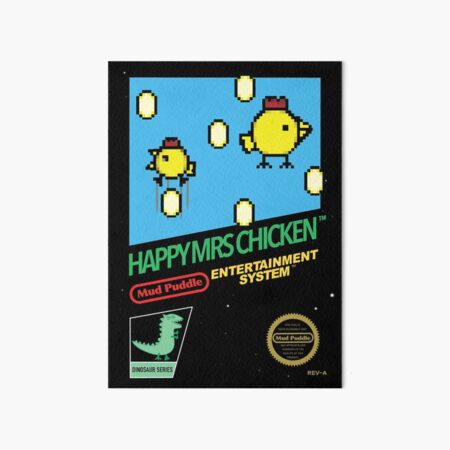 "Happy Mrs Chicken" Art Board Print for Sale by CrownAndThistle | Redbubble