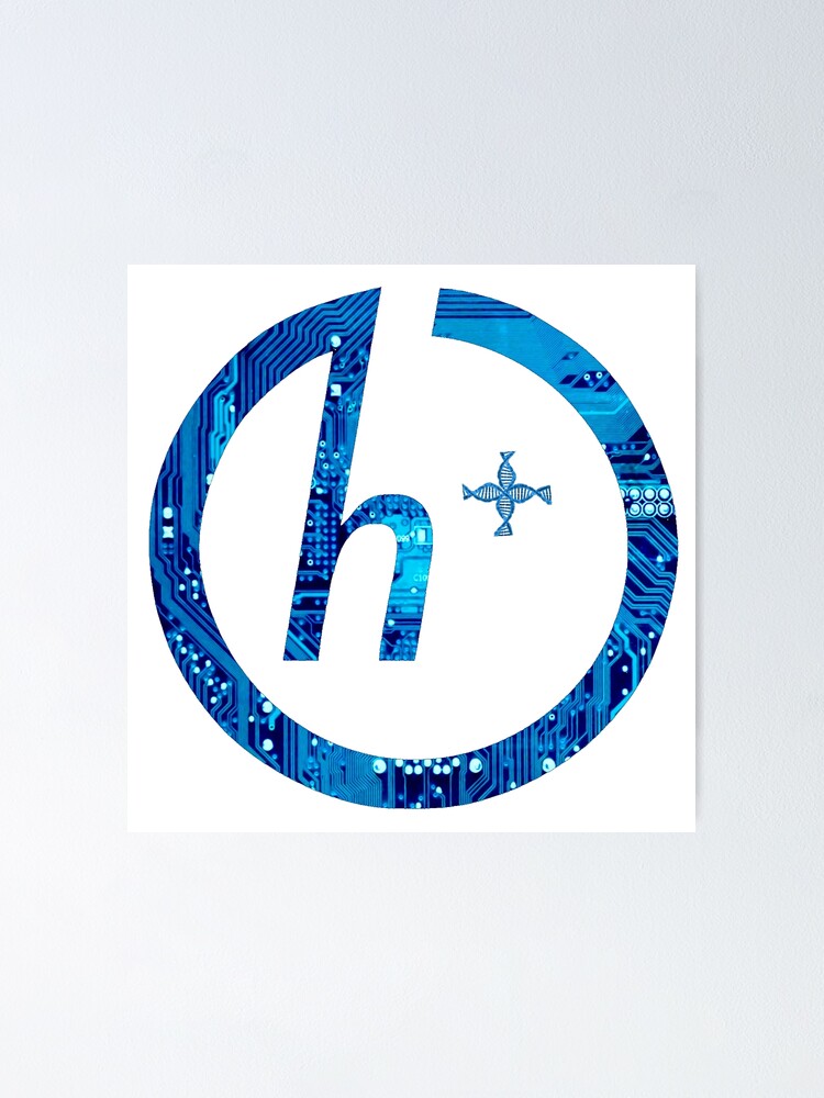Póster «Símbolo del transhumanismo (en blanco)» de DotorEaon | Redbubble