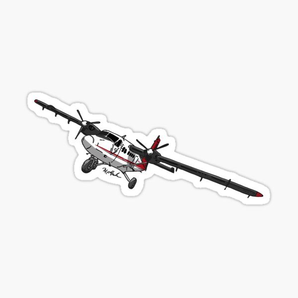 "Twin Otter N790CP" Sticker for Sale by Statepallets | Redbubble