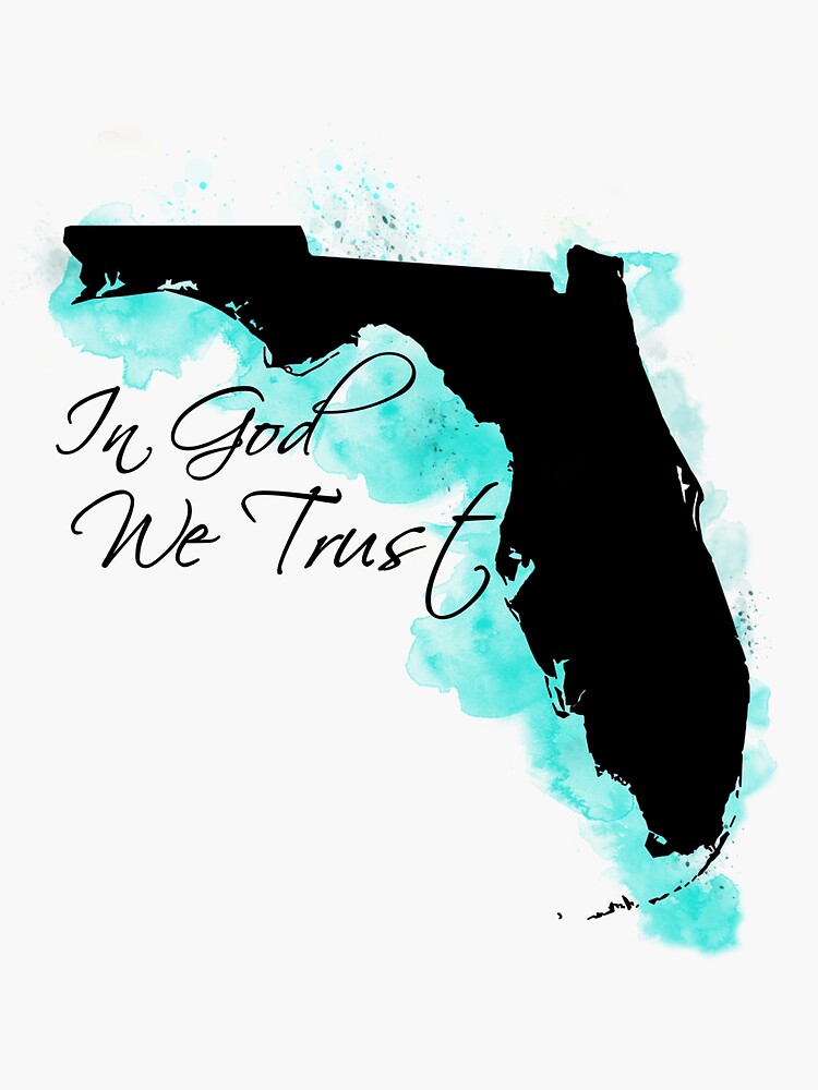 "Florida Motto" Sticker by JuniperBDesigns | Redbubble