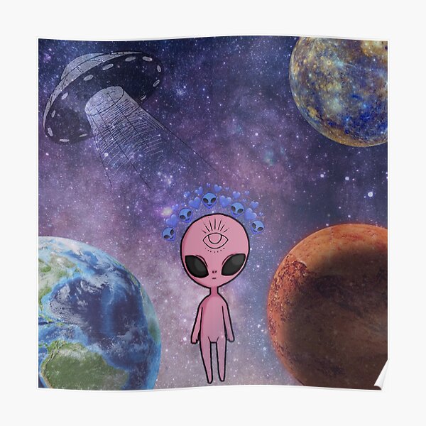 "alien queen" Poster by tinynrownie | Redbubble