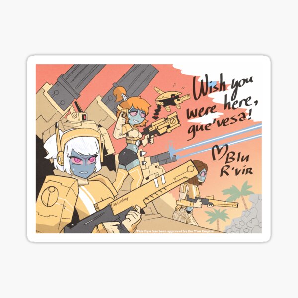 Tau Empire Stickers | Redbubble