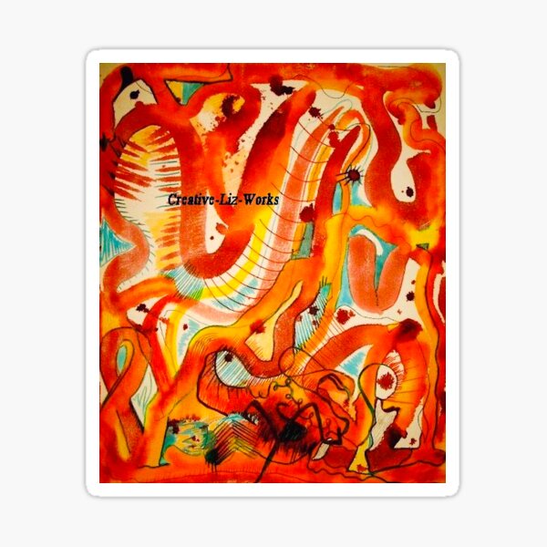 "Blood Clot (Abstract)" Sticker for Sale by clw2020 | Redbubble