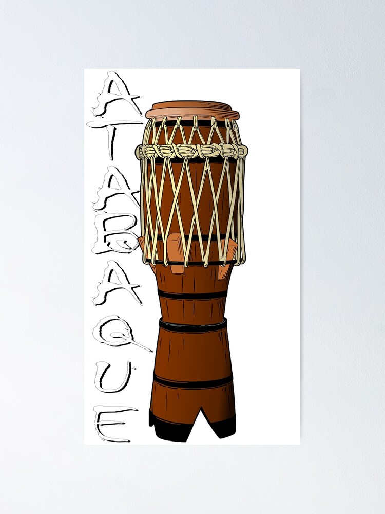 "Atabaque Capoeira" Poster by Groenendijk | Redbubble
