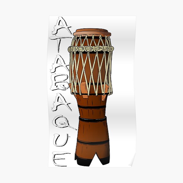 "Atabaque Capoeira" Poster by Groenendijk | Redbubble