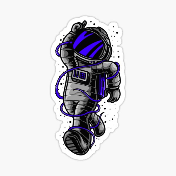"Moonman." Sticker by Alpennington72 | Redbubble