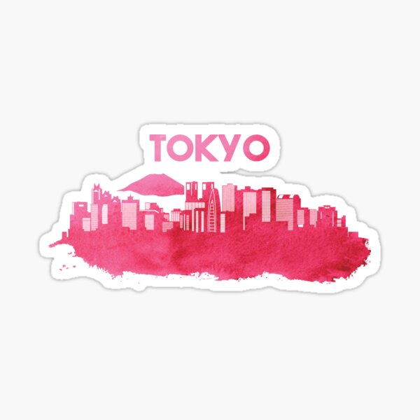 "Tokyo Skyline" Sticker for Sale by ahashki | Redbubble