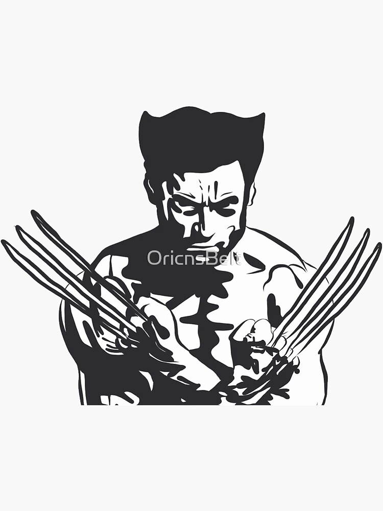 "The Wolverine" Sticker for Sale by OricnsBelt | Redbubble