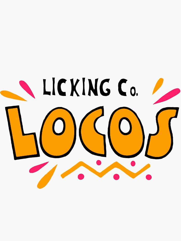 "Locos" Sticker by PenningtonPrint | Redbubble