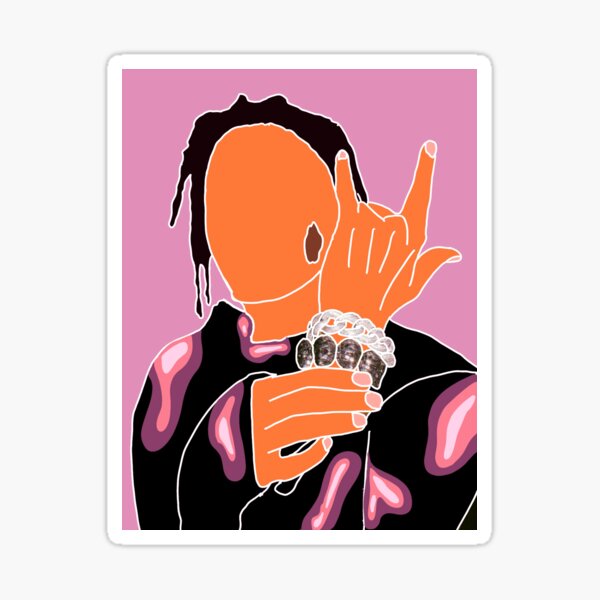 "Minimal Playboy Carti" Sticker for Sale by lilliebieber | Redbubble