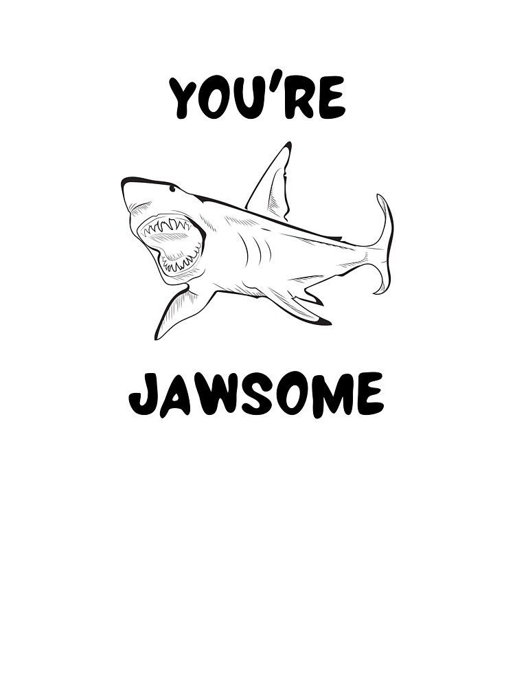 Thank You Cards You're jawsome! Paper & Party Supplies Greeting Cards ...