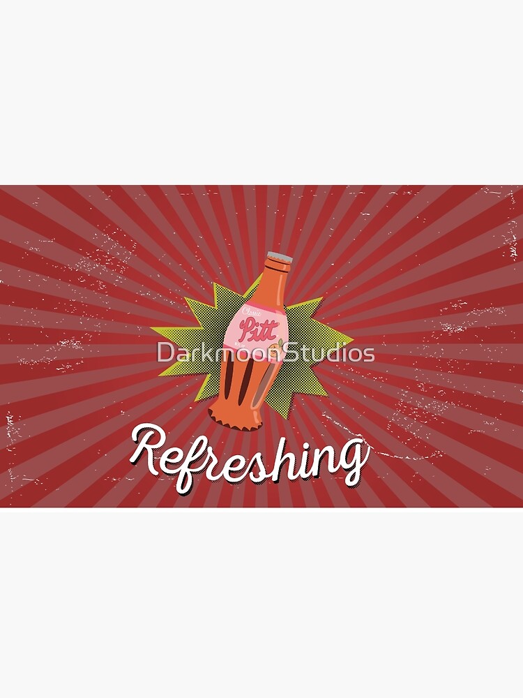 "Pitt Cola" Poster by DarkmoonStudios | Redbubble