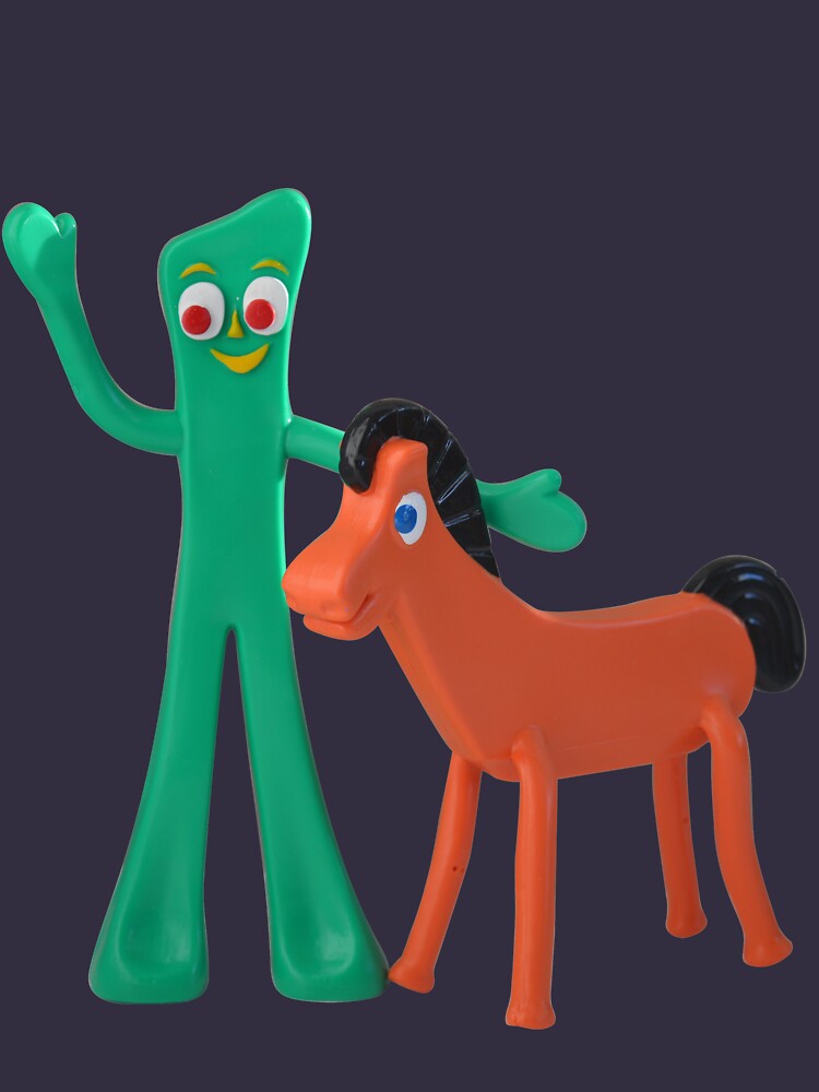 "Gumby and Pokey cartoon art" T-shirt for Sale by RedManzanas ...
