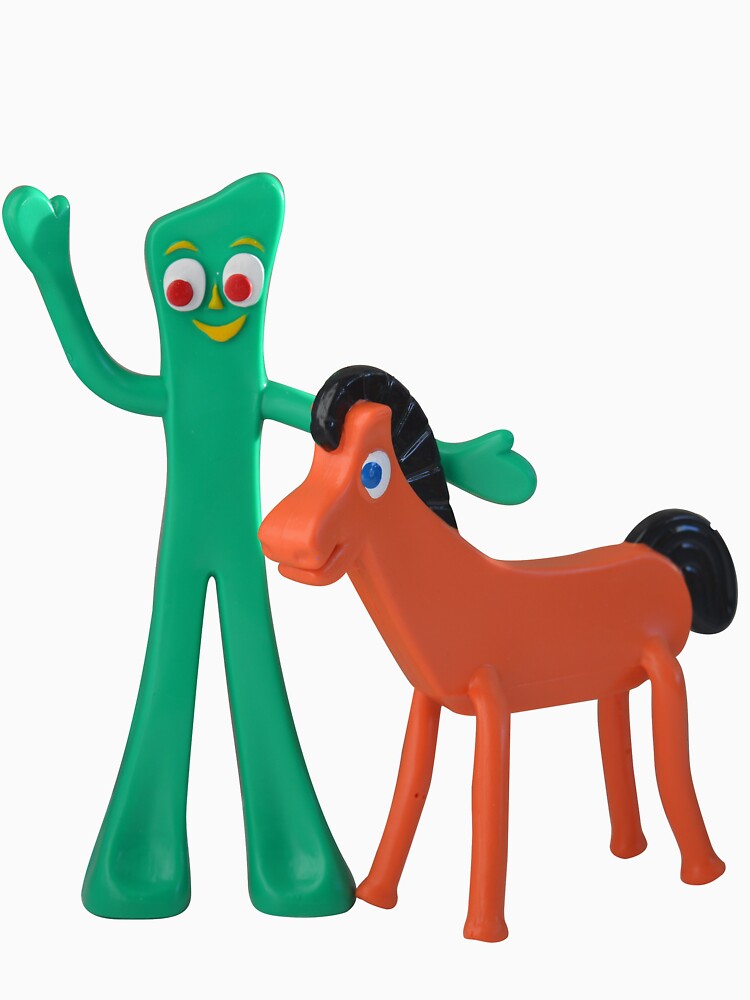 "Gumby and Pokey cartoon art" T-shirt by RedManzanas | Redbubble
