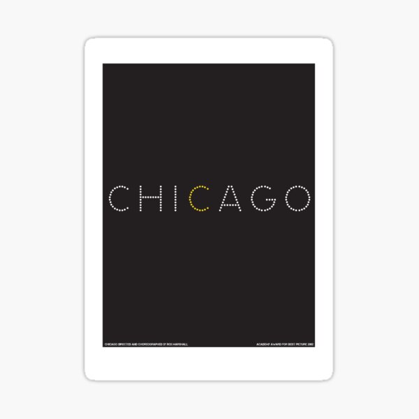 "Chicago" Sticker for Sale by gimbri | Redbubble