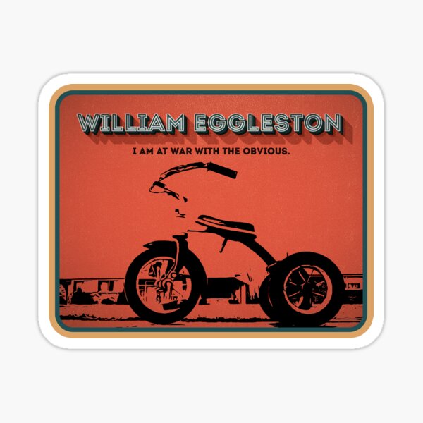 "William Eggleston" Sticker for Sale by YiannisYiasaris | Redbubble