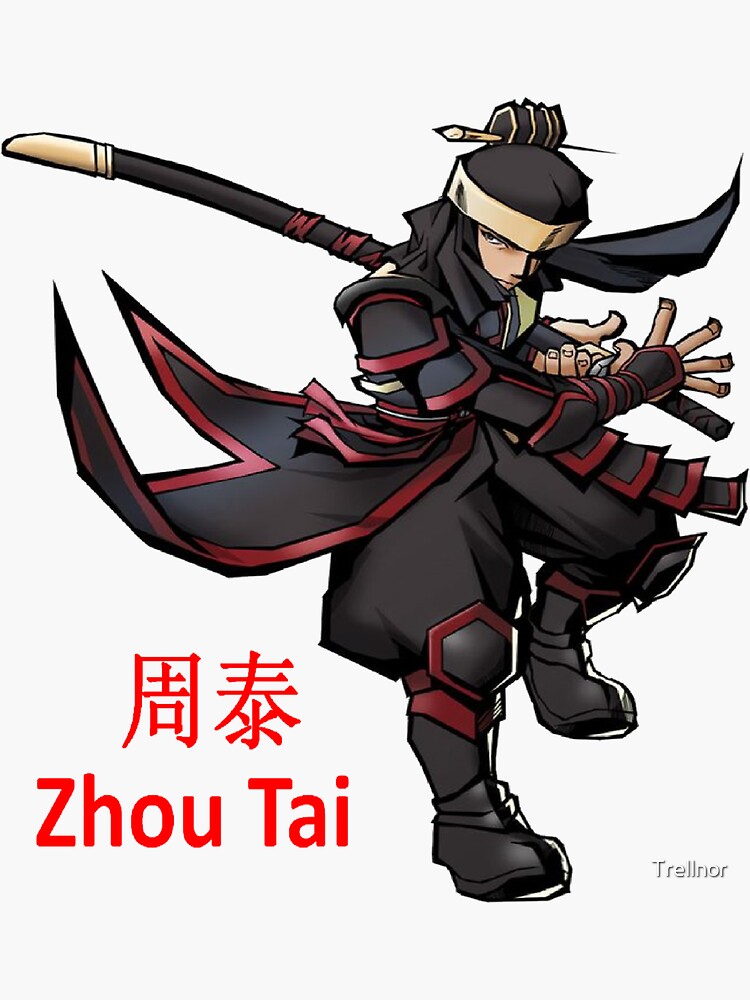 "Zhou Tai" Sticker for Sale by Trellnor | Redbubble